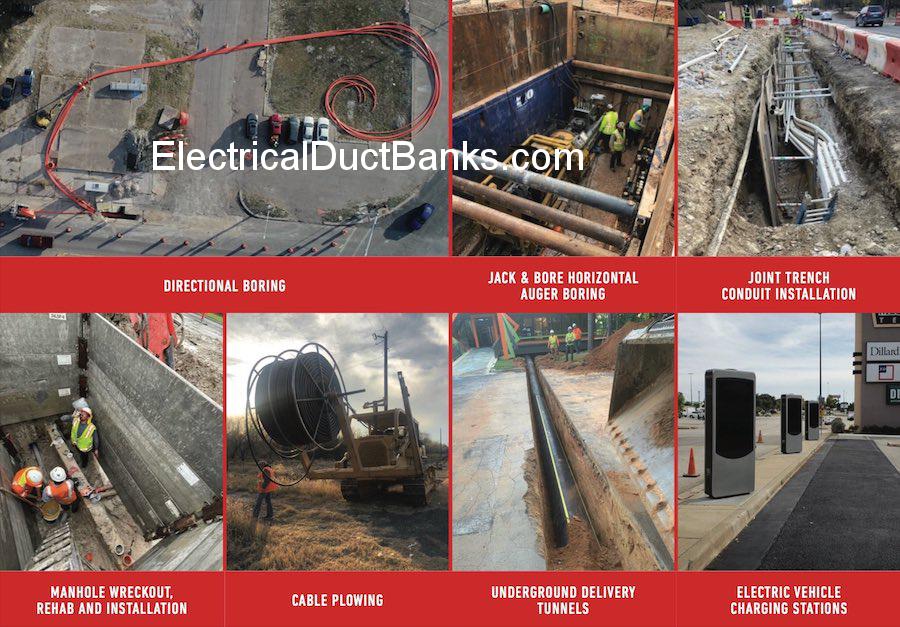 Electric Line Boring - Electrical Duct Banks